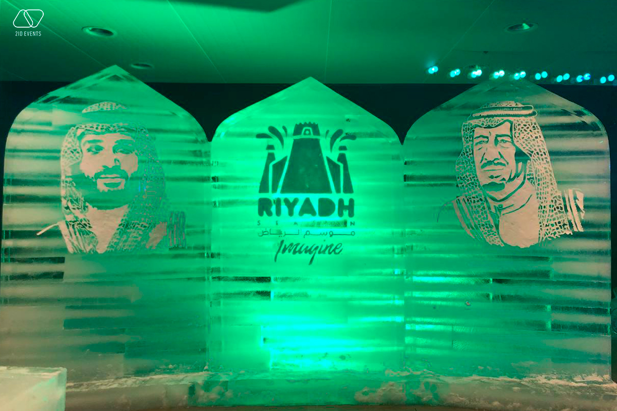 ICE SCULPTURES FOR THE FESTIVAL IN RIYADH - 2ID EVENTS