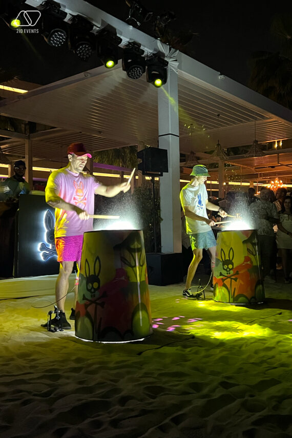 PIXEL POI AND WATER DRUMMERS SHOW FOR BRAND PROMOTION - 2ID EVENTS
