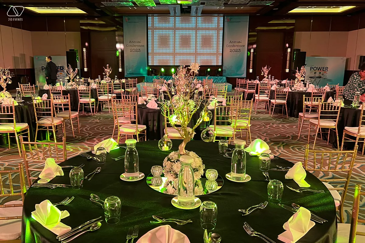 FAIRY CENTERPIECES FOR THE GALA DINNER - 2ID EVENTS